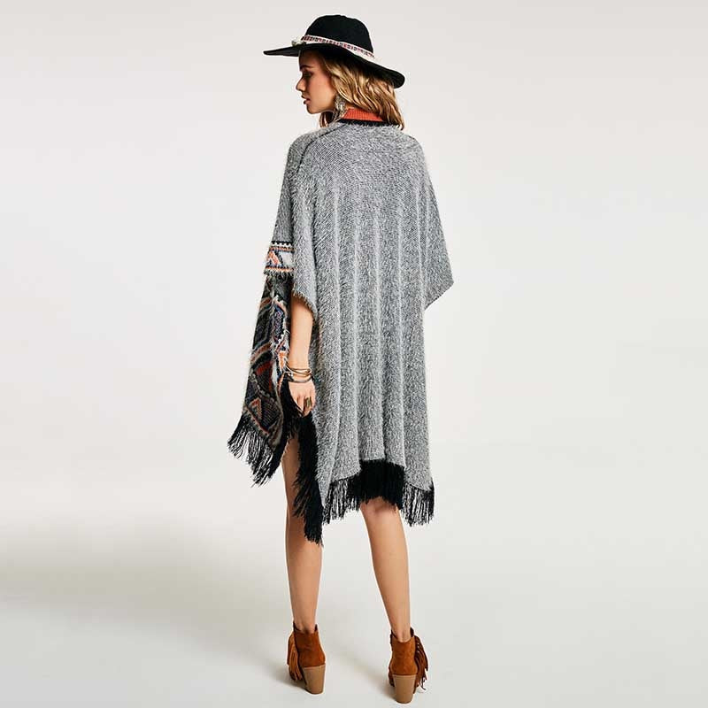 Autumn Patchwork Cape – Caravan Maya